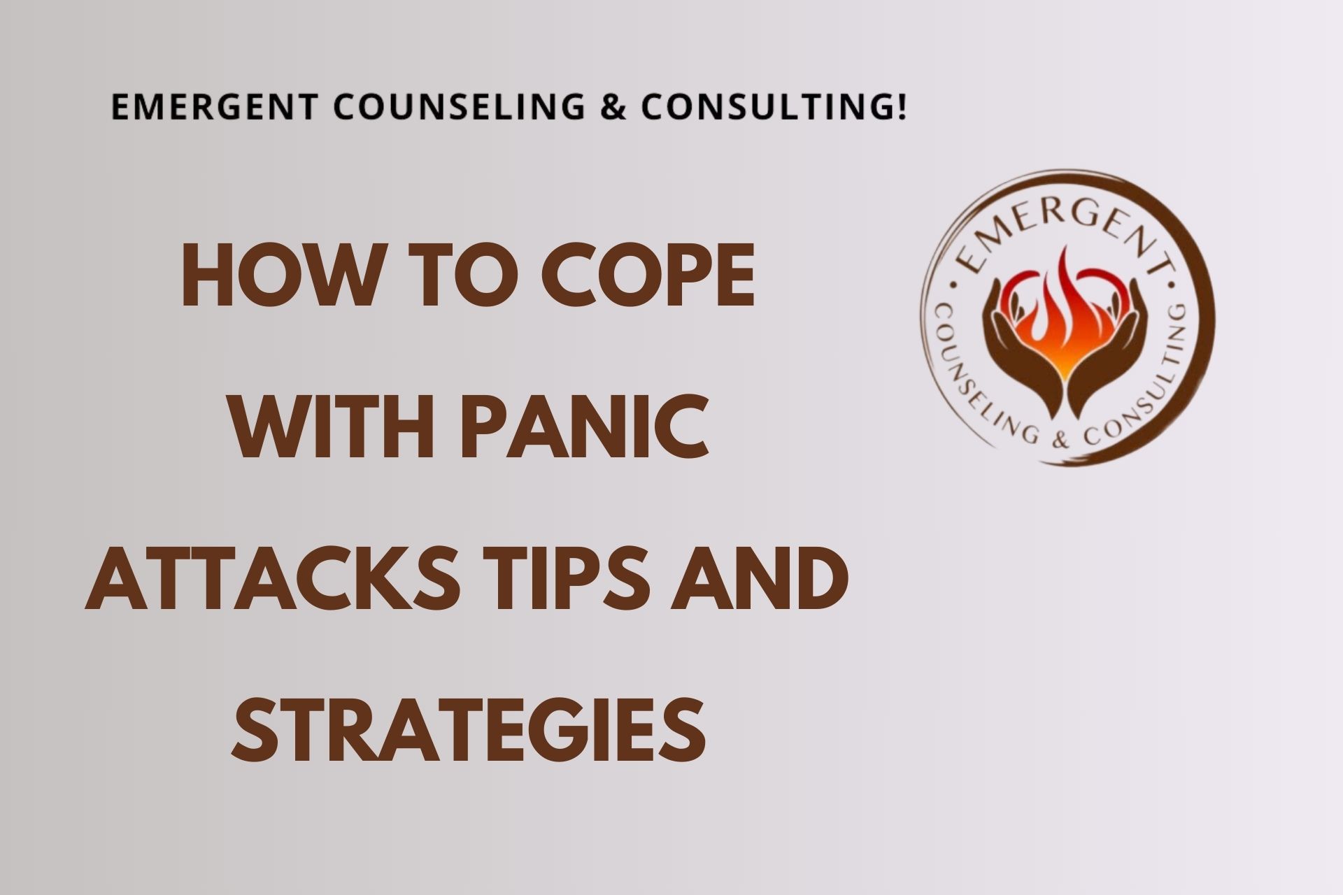 How to Cope with Panic Attacks Tips and Strategies - Emergent ...
